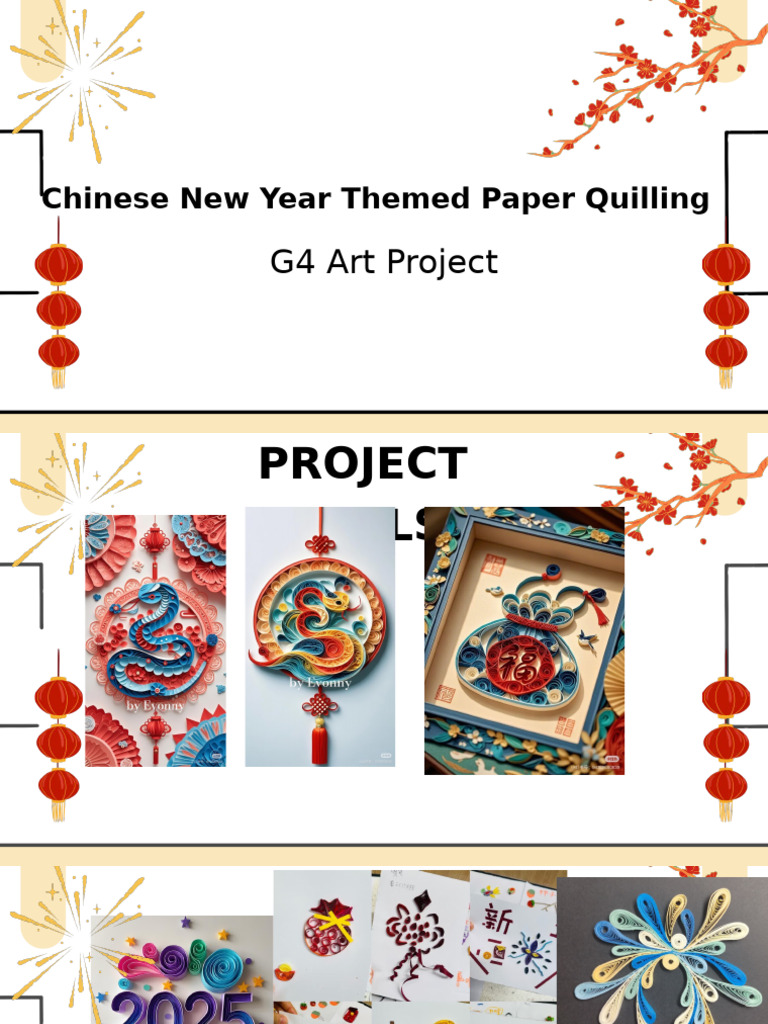 Paper quilling G4 Art Project | PDF