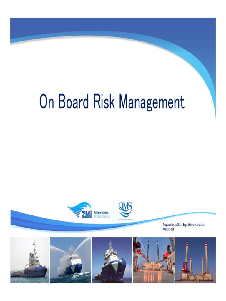 Onboard Risk Management | PDF | Risk | Risk Management