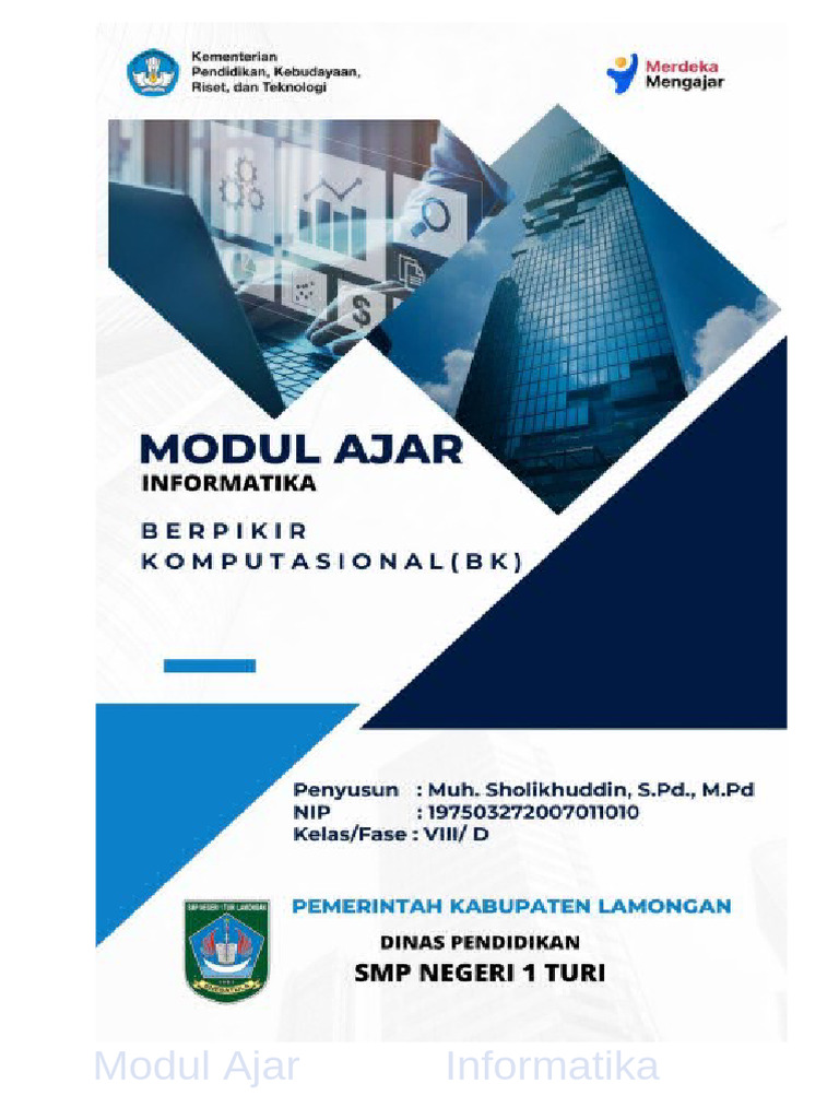 Modul Ajar Informatika - Fungsi Linear - Fase D | PDF