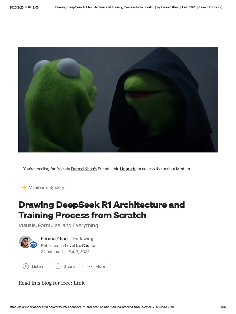 DeepSeek R1 Architecture Overview | PDF | Artificial Intelligence ...