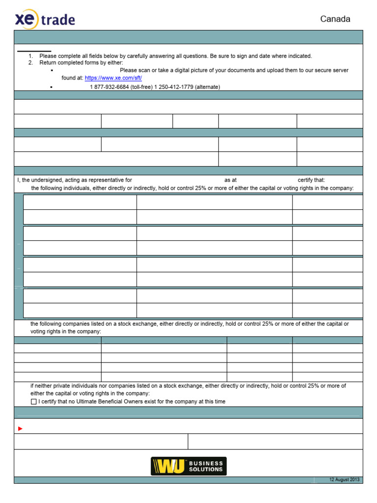 Ultimate Beneficial Owner Declaration Form | PDF