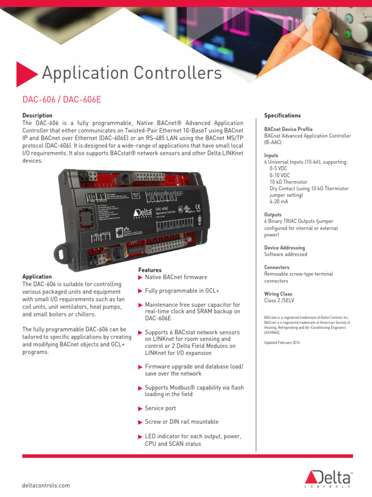 DAC 606 Catalog Sheet PDF | PDF | Computer Network | Ethernet