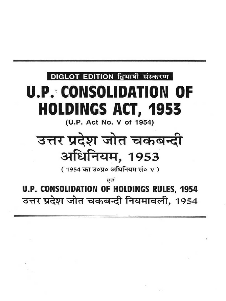 Chakbandi Hindi | PDF