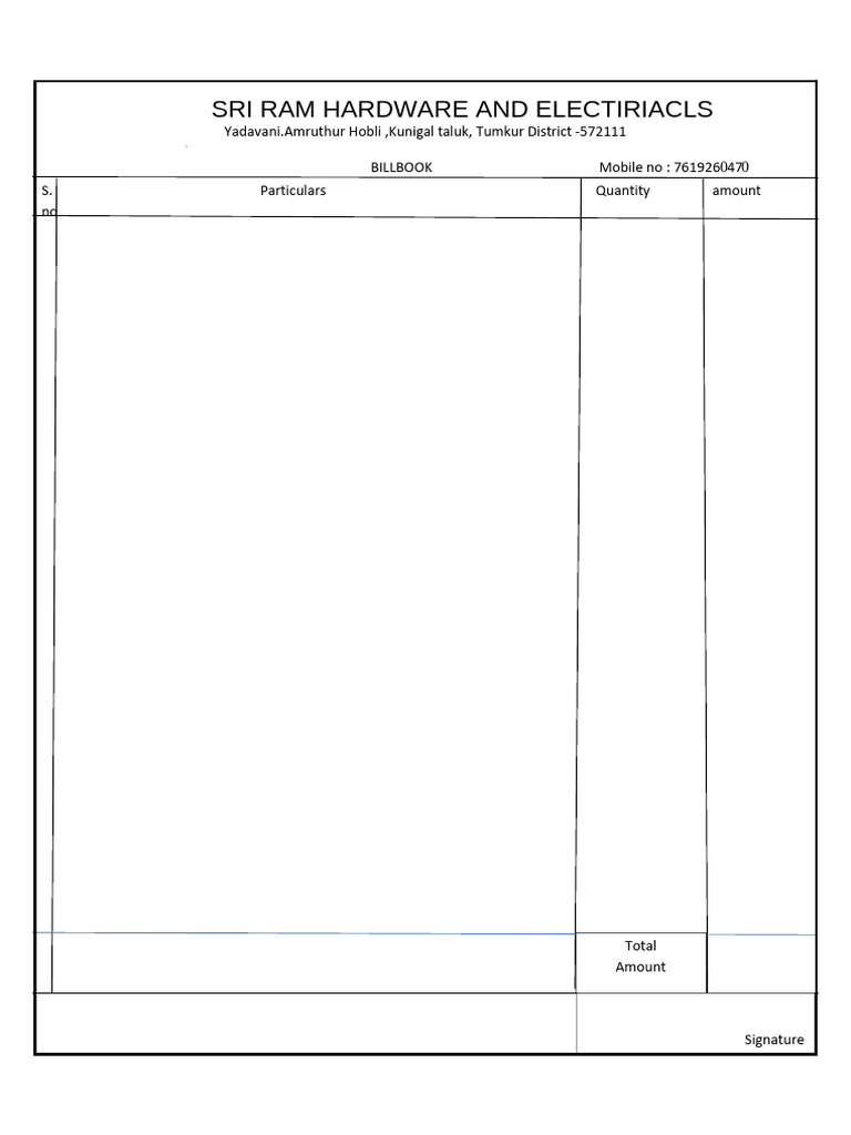 Water Tank Bill | PDF