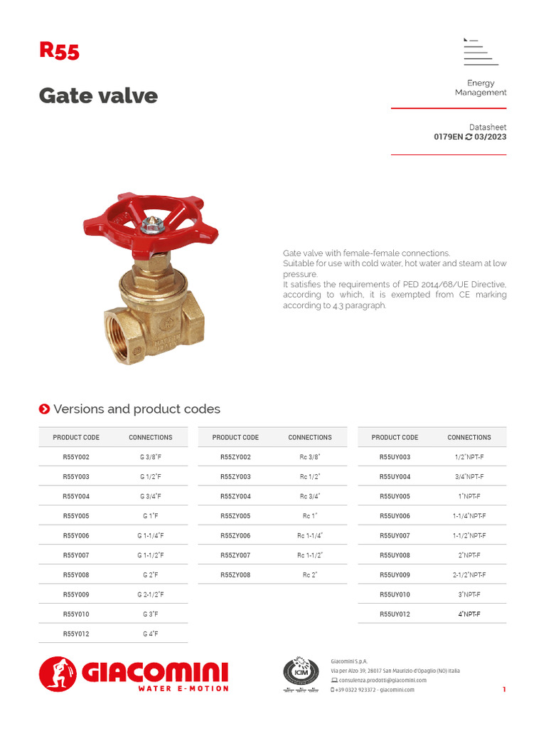 Gate valves | PDF