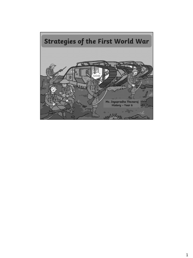 First World War | PDF