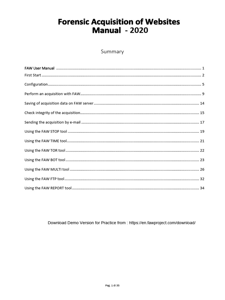 Forensic Acquisition of Websites 2020 | PDF | World Wide Web | Internet ...