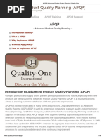 APQP 3rd Edition Full Training | PDF