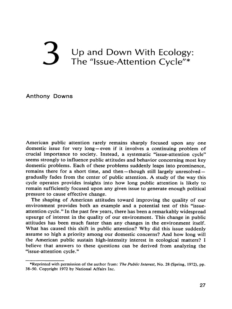 Up and Down With Ecology - The "Issue-Attention Cycle" - 25!02!03!20!41 ...