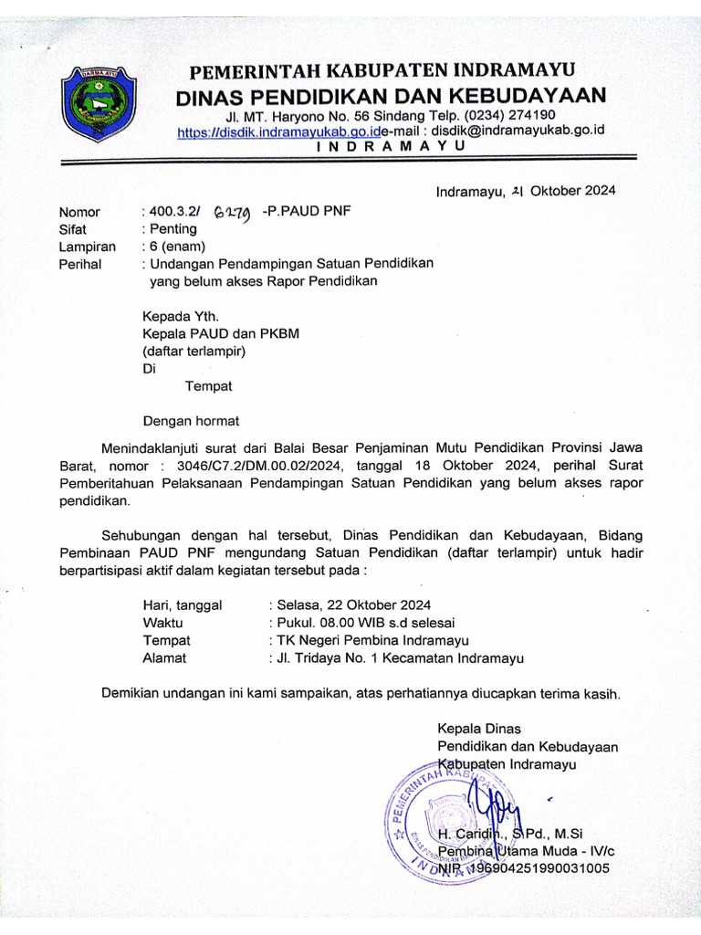 6279 - Rapor Pendidikan PAUD & PKBM | PDF