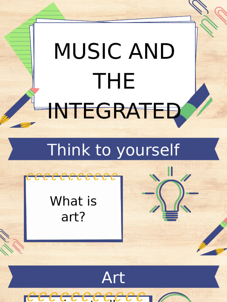 Spa7-q1-t2-Music and The Integrated Arts | PDF | Composition (Visual ...