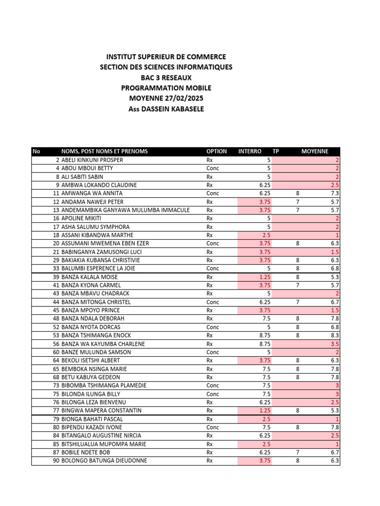 Programmation Mobile | PDF