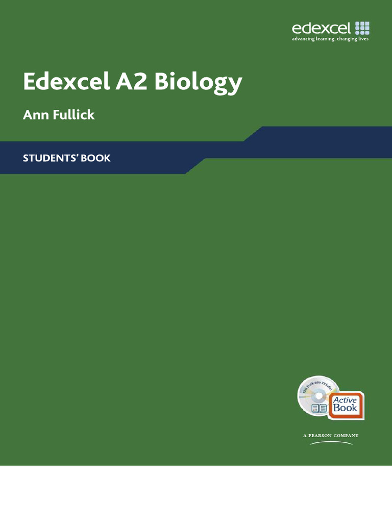 Edexcel A2 Biology Student Book by Ann Fullick PDF Free | PDF