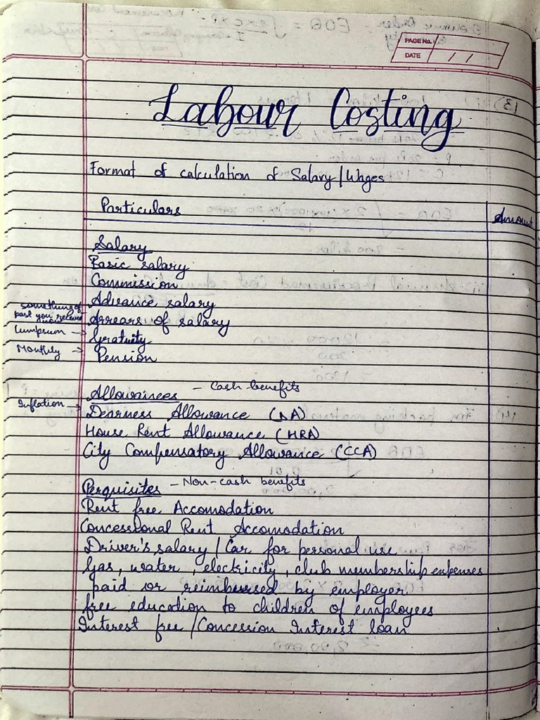 labour costing | PDF