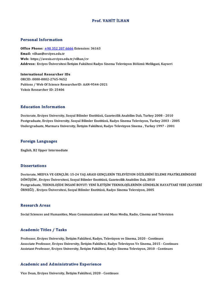 Vahi̇t İlhan | PDF