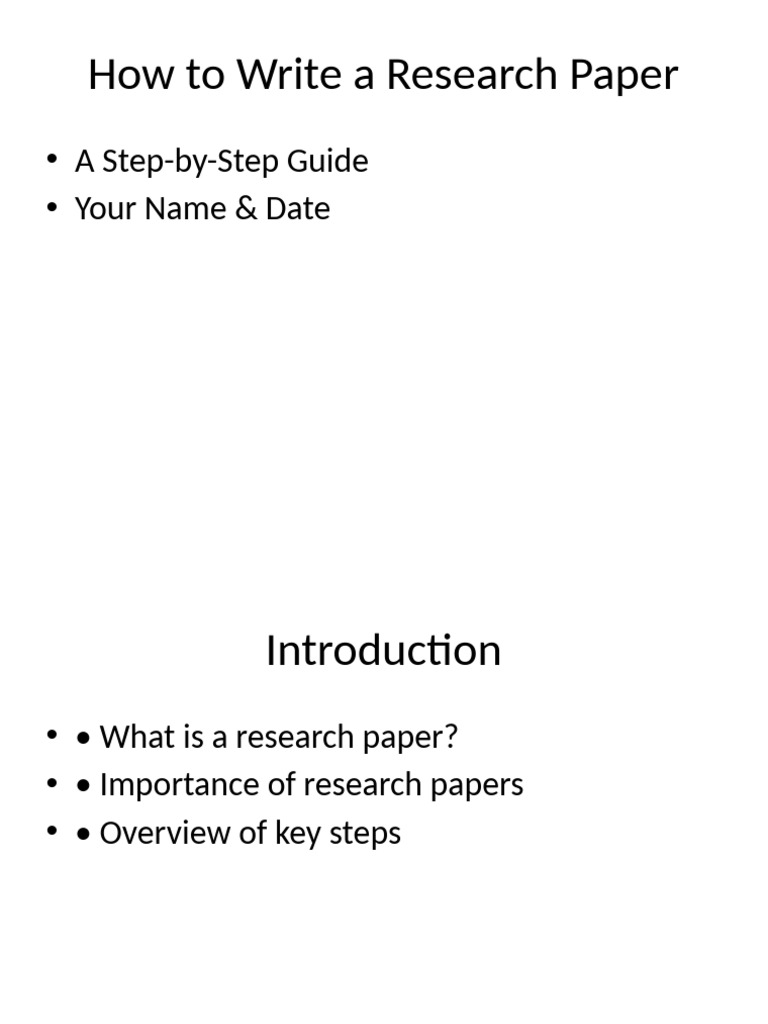 Research Paper Presentation | PDF