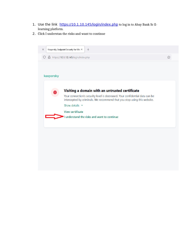 E-Learning User Manual | PDF