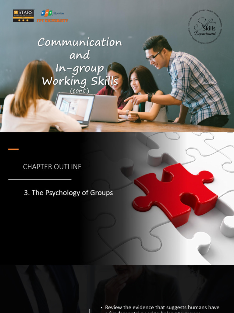 Team Overview Lesson 3 The Psychology of Groups | PDF | Self Esteem ...