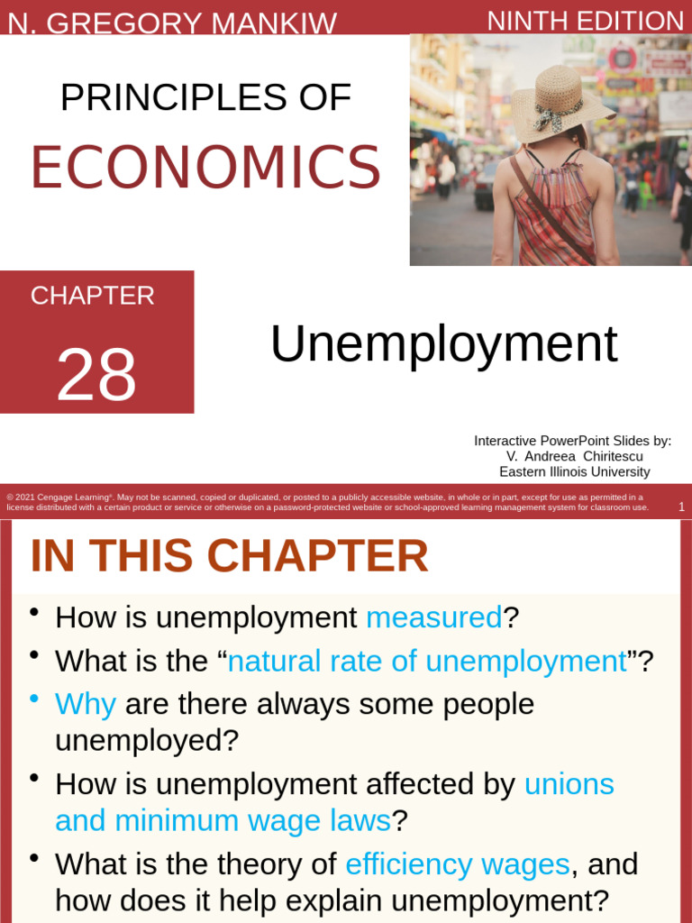 Interactive CH 28 Unemployment 9e | PDF | Unemployment | Minimum Wage