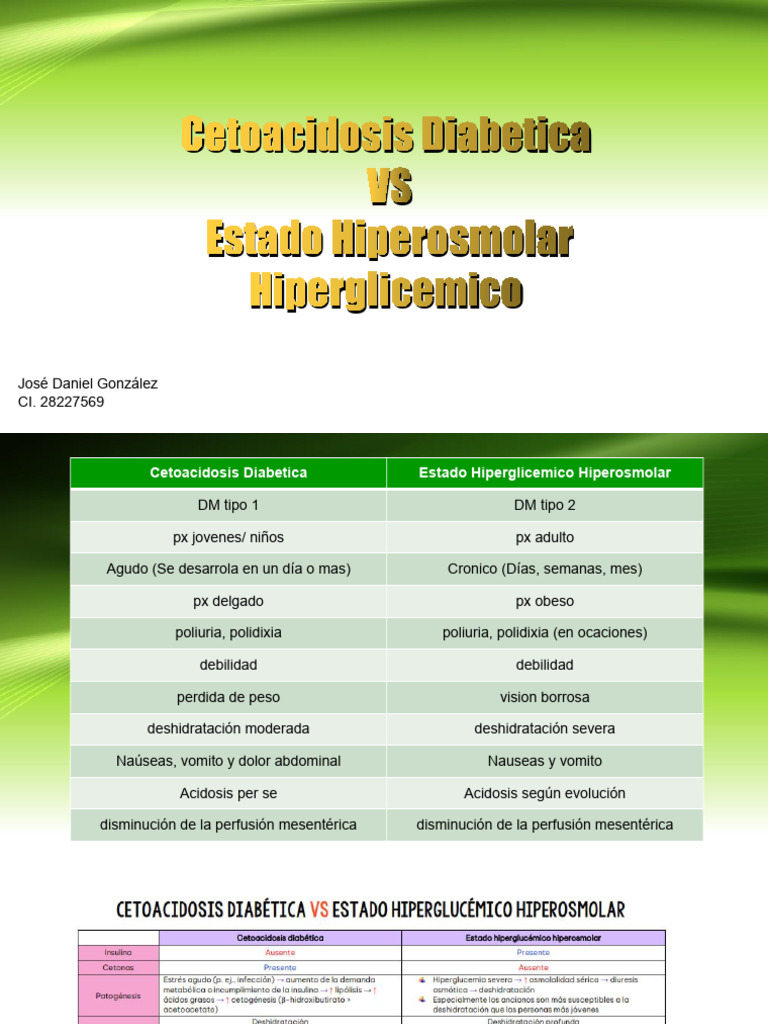 Cetoacidosis vs EHH | PDF