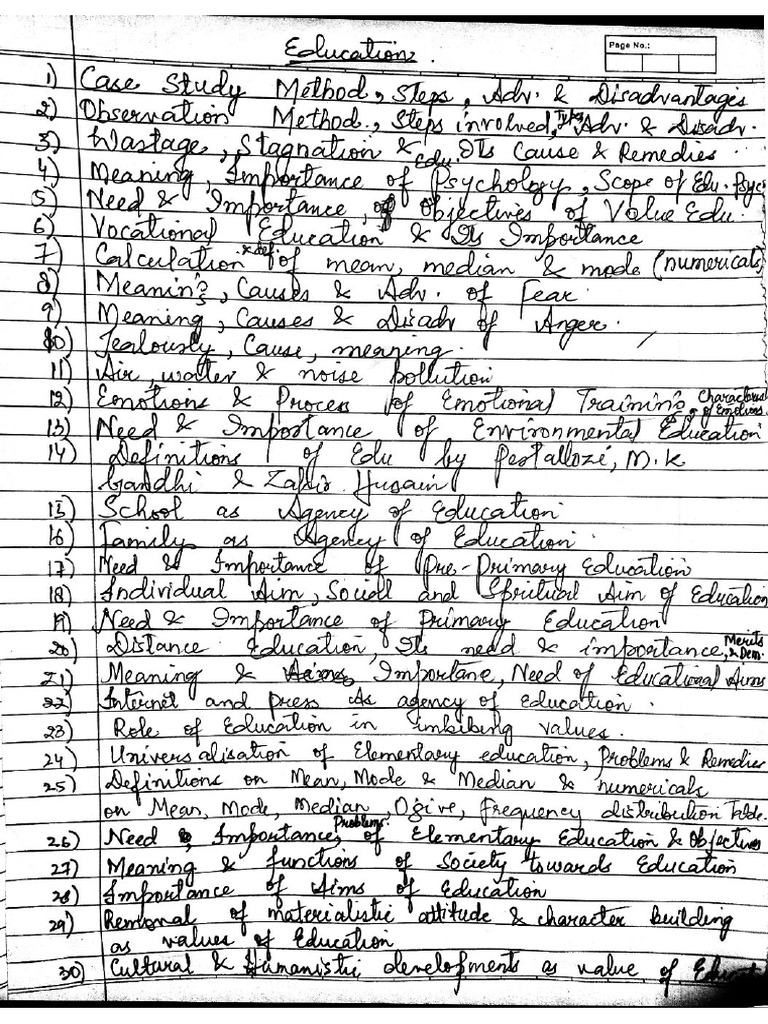 Class 11 Guess | PDF