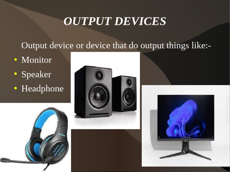 Output Devices | PDF