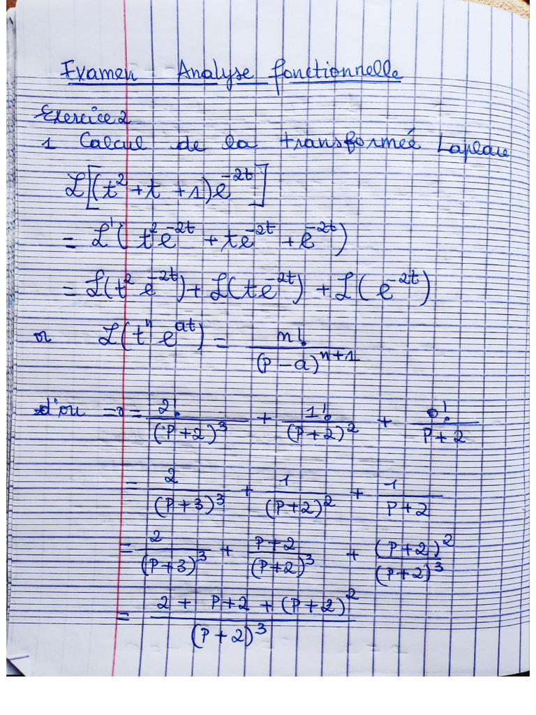 Correction Analyse Fonctionnelle | PDF