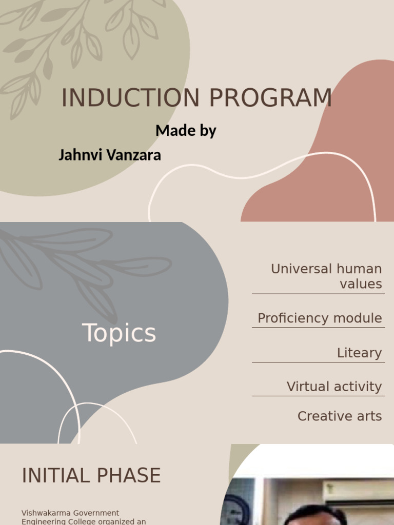 VGEC Induction Program Overview | PDF | Bhagavad Gita | Mathematics