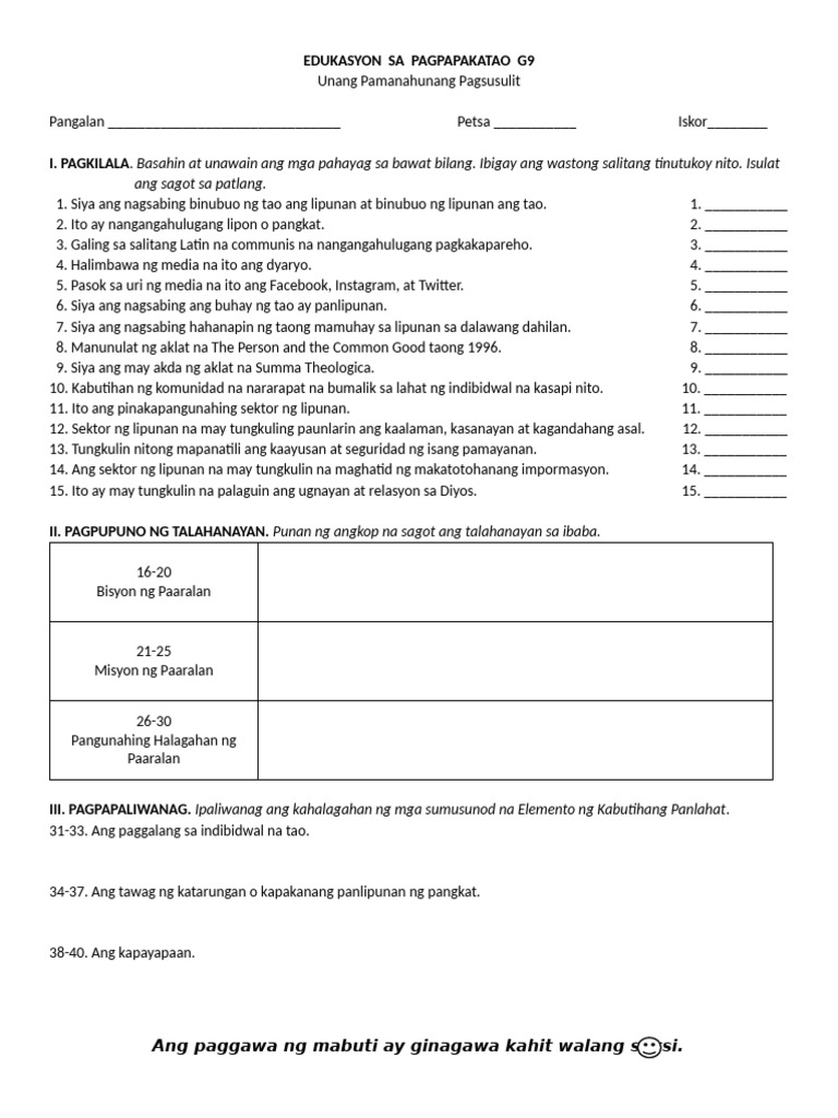 G9 - ESP (Agosto) | PDF