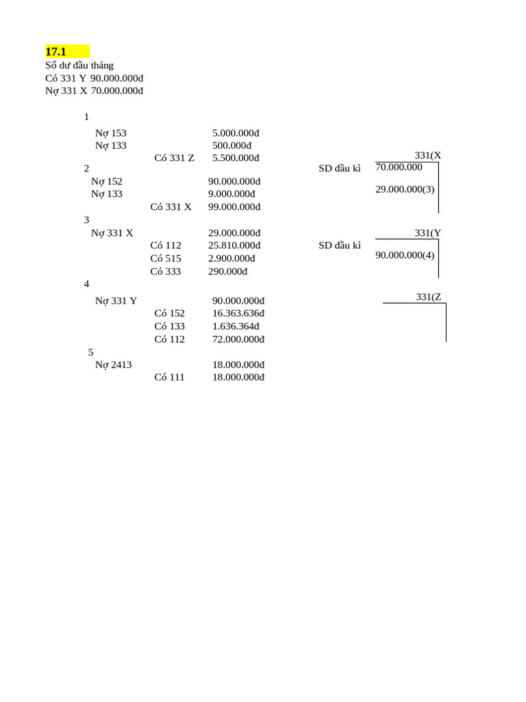 Bai Tap kttc3 c17 18 | PDF