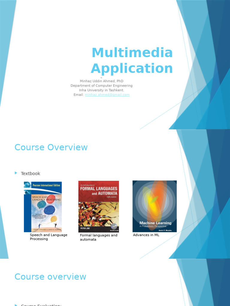Multimedia Application - L1 | PDF | Medical Imaging | Data Compression