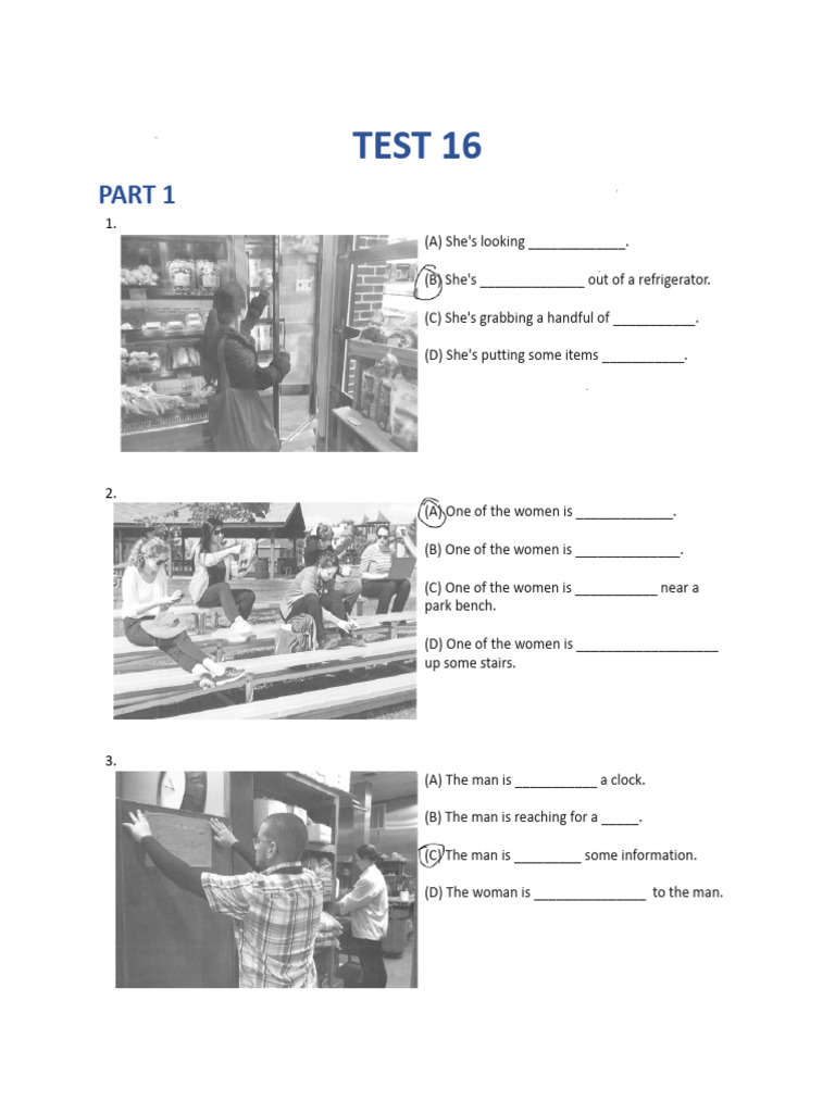 English Listening Comprehension Test | PDF