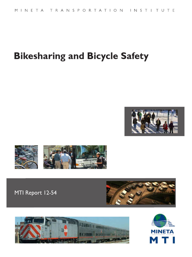 Bikesharing and Bicycle Safety | PDF | Traffic Collision | Road Traffic ...