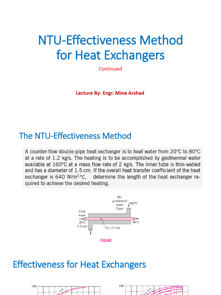 NTU-Effectiveness Method 2 | PDF | Heat Exchanger | Liquids