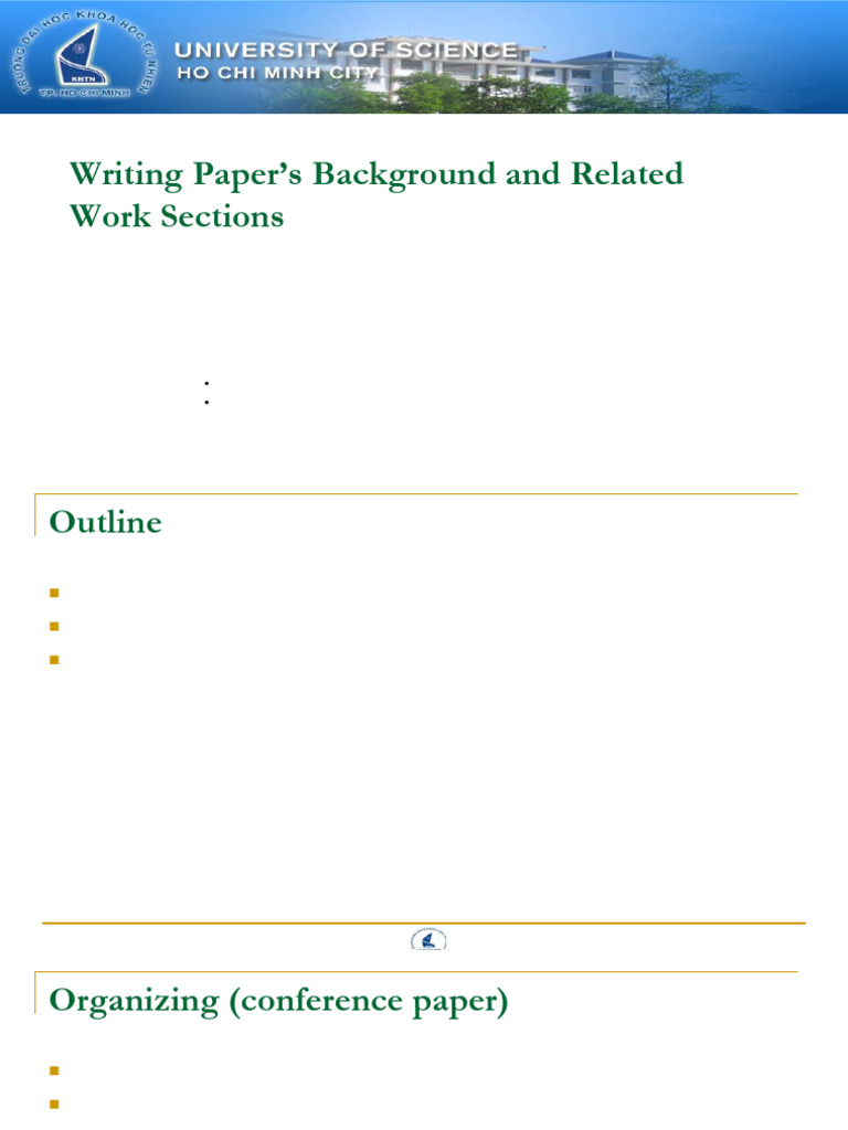 Writing Background and Related Work Sections | PDF | Computer ...