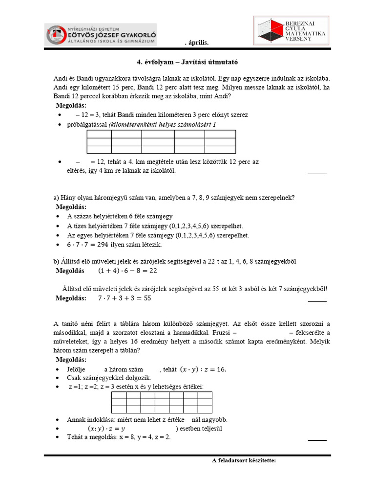 bereznai_4evf_megold_2019 | PDF