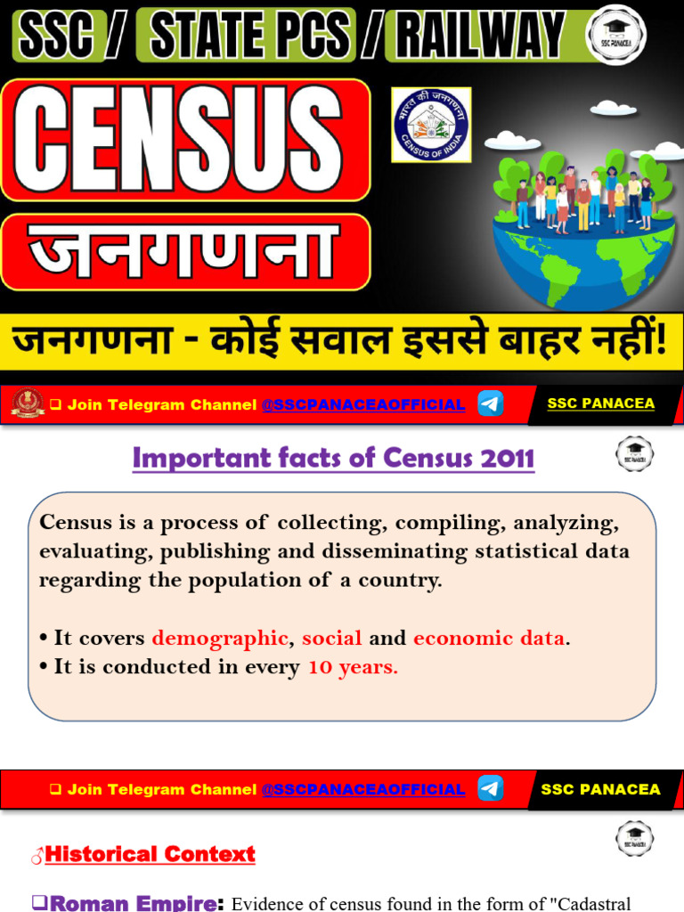 Census 2011 by SSC Panacea | PDF | Demographics Of India | South Asia