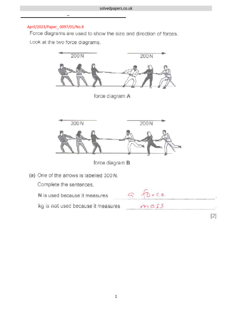 Forces and Effects in Primary Physics | PDF