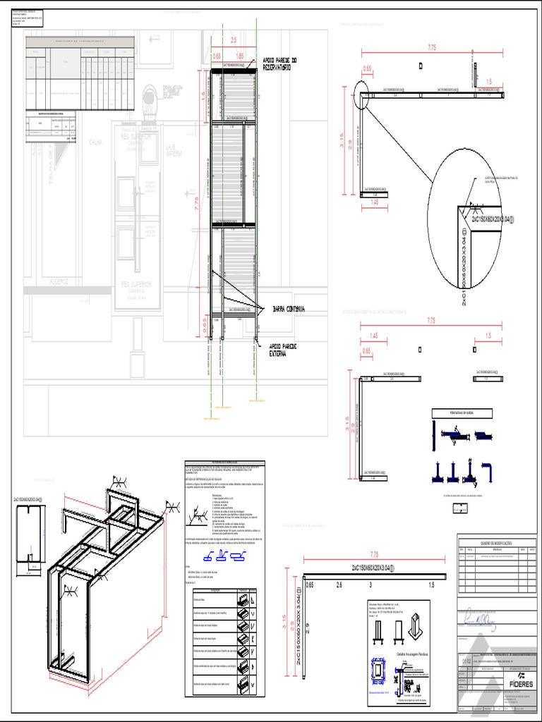 P01 02 Est Met Coberta Fachada | PDF