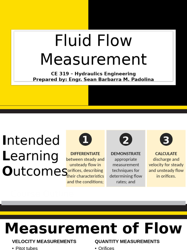Module 2 Fluid Flow Measurement | PDF | Fluid Dynamics | Flow Measurement