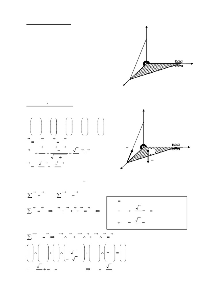 EMD1-MR1-Exercice 05-Statique 3D | PDF | Masse | Grandeur physique