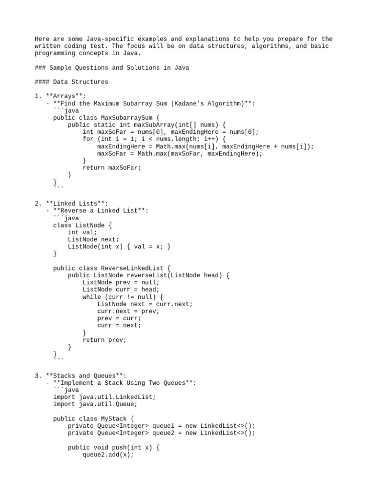 Sample Dsa Questions | PDF | String (Computer Science) | Integer (Computer Science)