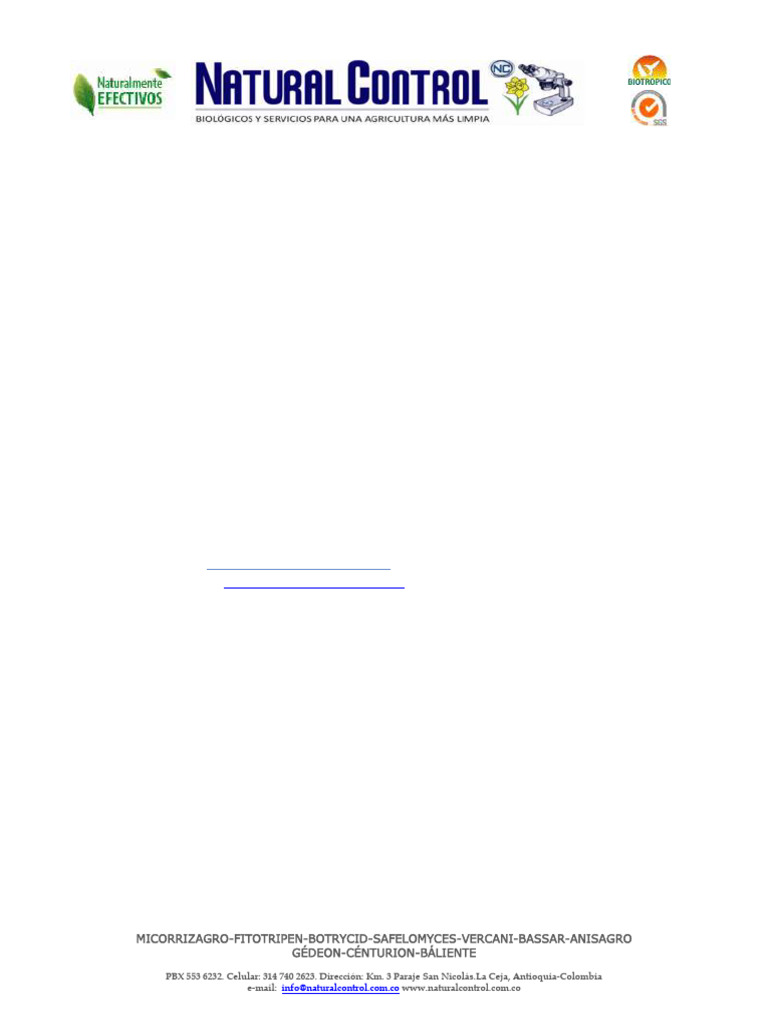 Fitotripen Natural Control 2019315181651 | PDF | Agua