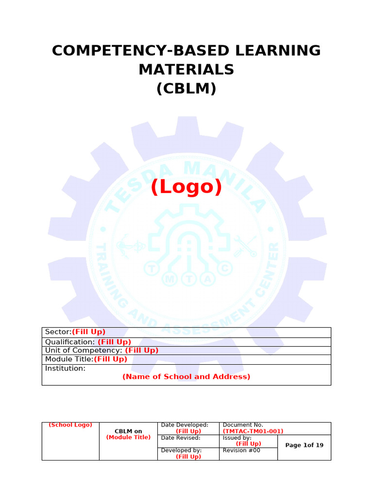 Competency-Based Learning Guide | PDF | Learning | Lecture