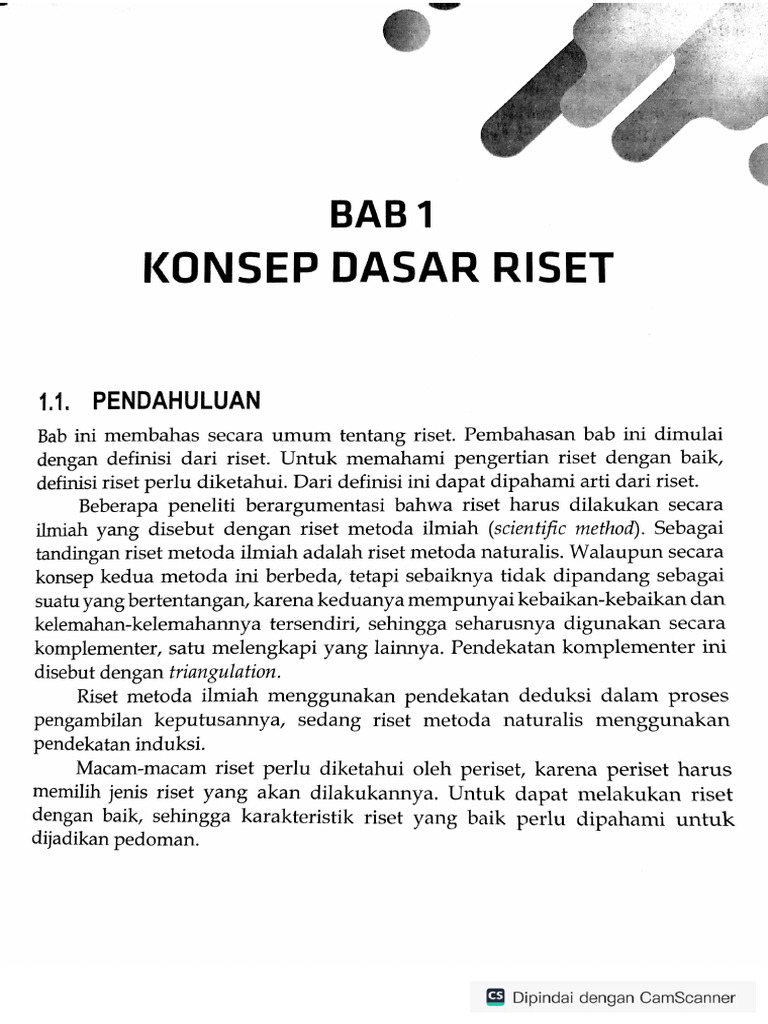 Bab 1 Metopen | PDF