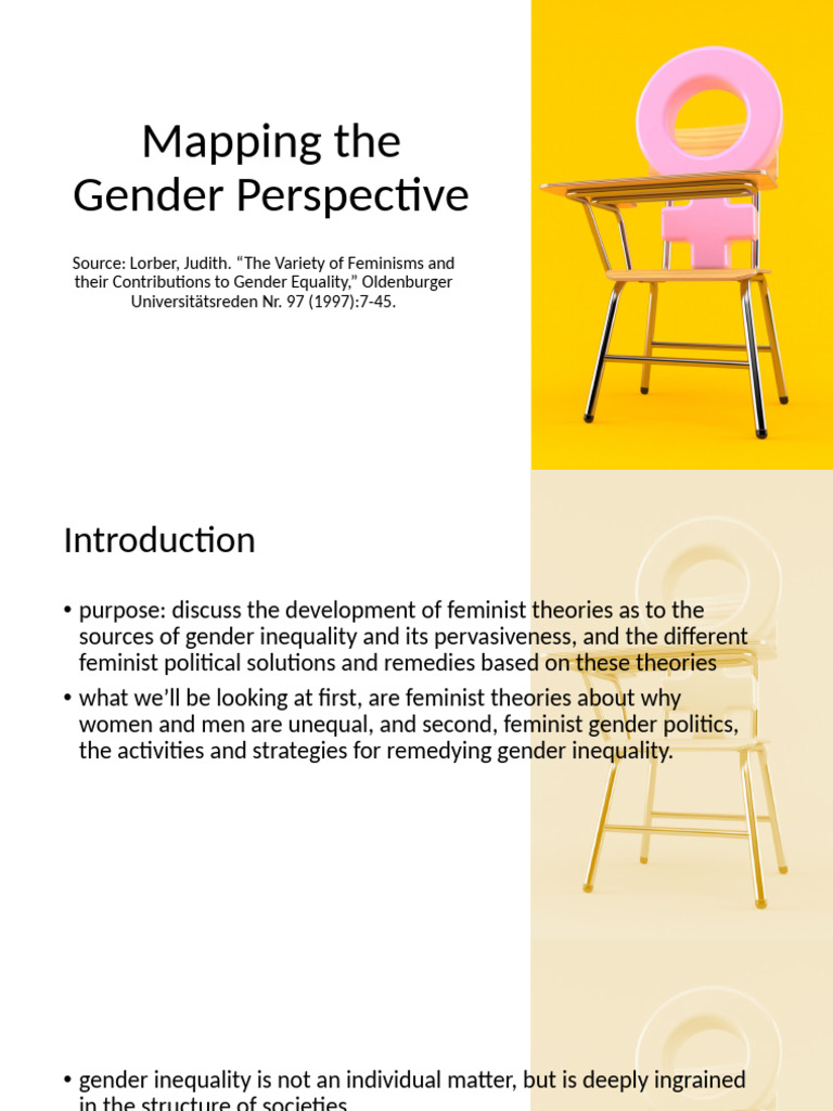 Topic 2 Theorizing Gender or Mapping The Gender Perspective | PDF | Gender Studies | Feminism