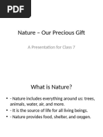 10 Lines on Nature for Students | PDF | Botany | Plants
