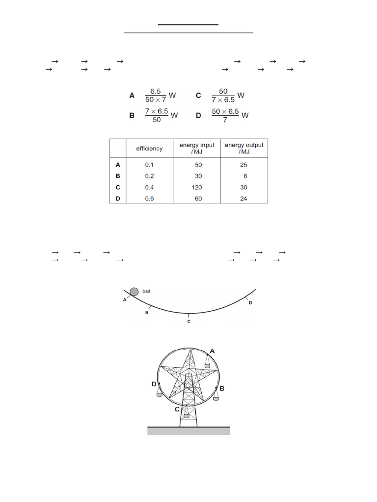 Energy Sources and Transfer Quiz | PDF | Kinetic Energy | Fossil Fuel ...