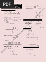 YDSE Interference Formulas Overview | PDF | Euclidean Geometry
