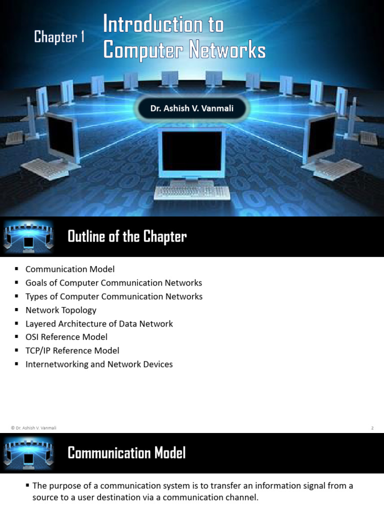 Chapter 1 - Intro to Computer Networks | PDF | Osi Model | Internet ...